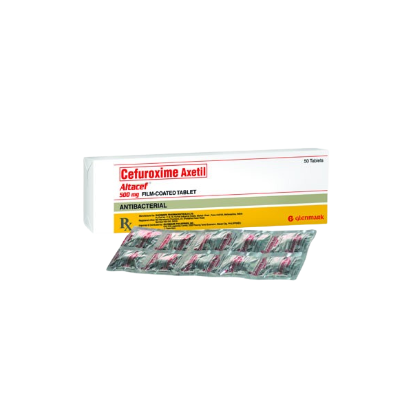 ALTACEF Cefuroxime Axetil 500mg Film-Coated Tablet 50's price in the ...